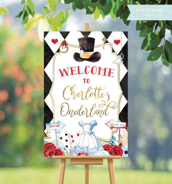 Welcome To Wonderland Sign