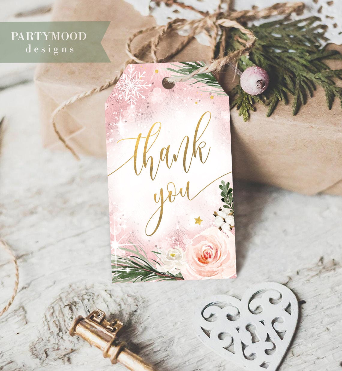 Winter Onederland Tags Double Sided Tag Girl Birthday Girl - Etsy