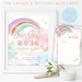 Rainbow Welcome Sign, Editable Rainbow Birthday, Magical Party Decor ...