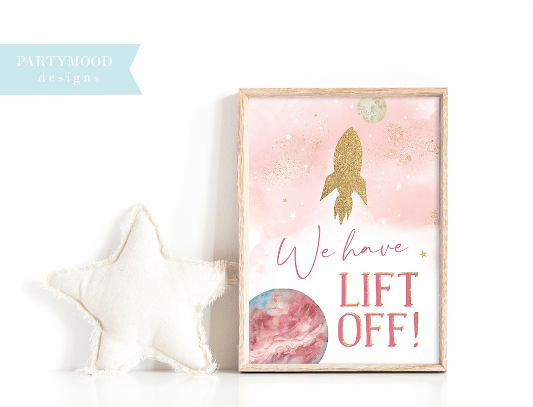 We Have Lift off Sign Outer Space Theme Fun Sign First Trip - Etsy