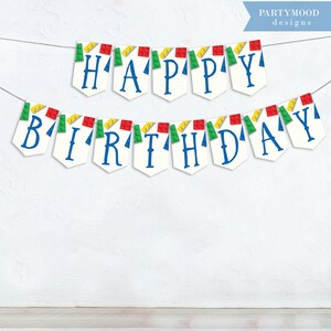 Building Blocks Welcome Sign, Reception, Blocks Birthday Party ...