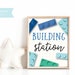 Building Blocks Welcome Sign, Reception, Blocks Birthday Party ...