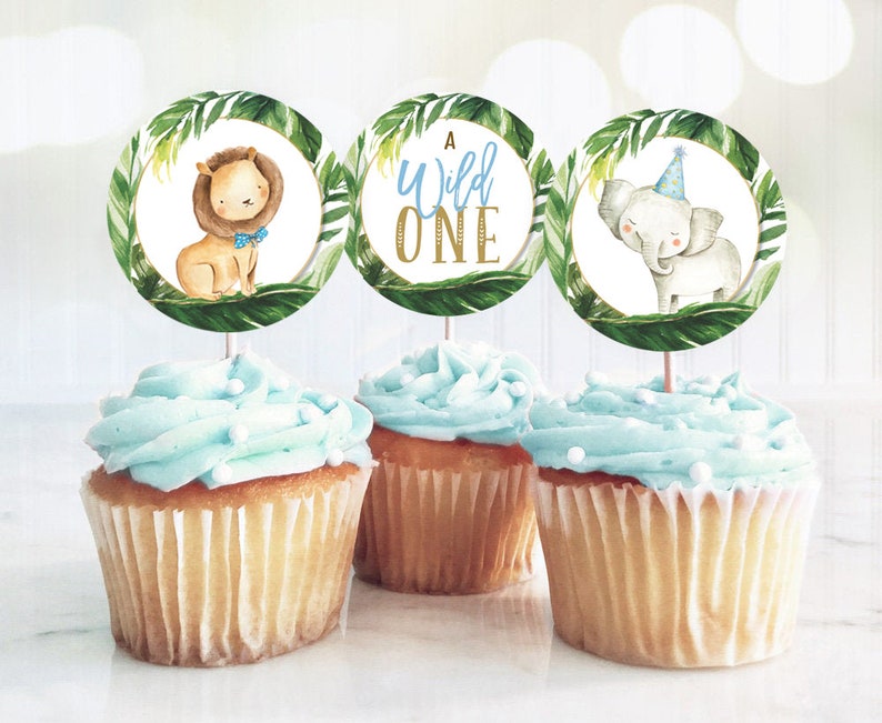 Wild One Banner Safari Banner Boy 1st Birthday Jungle - Etsy