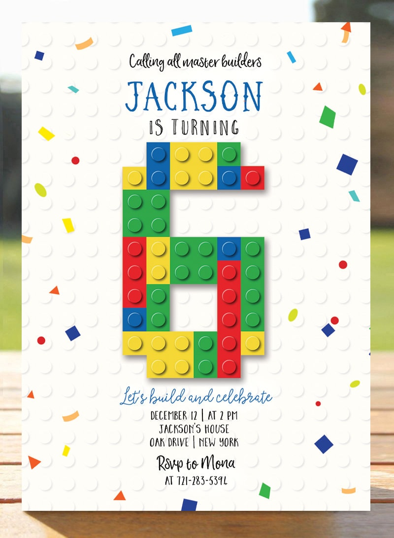 Building Blocks Welcome Sign, Reception, Blocks Birthday Party ...