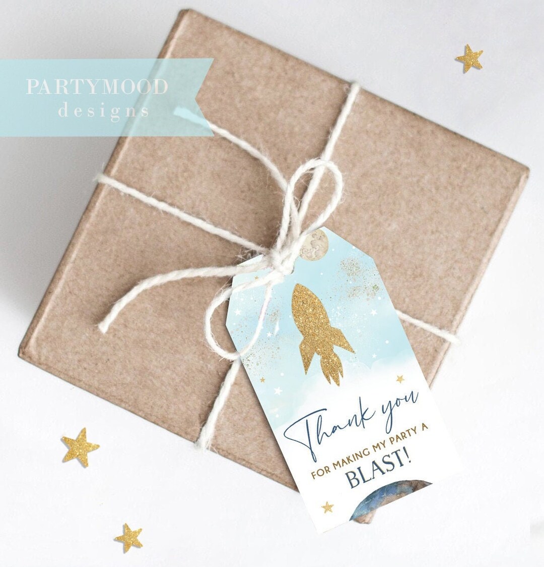 Outer Space Favor Tag Space Tags First Trip Around the Sun - Etsy