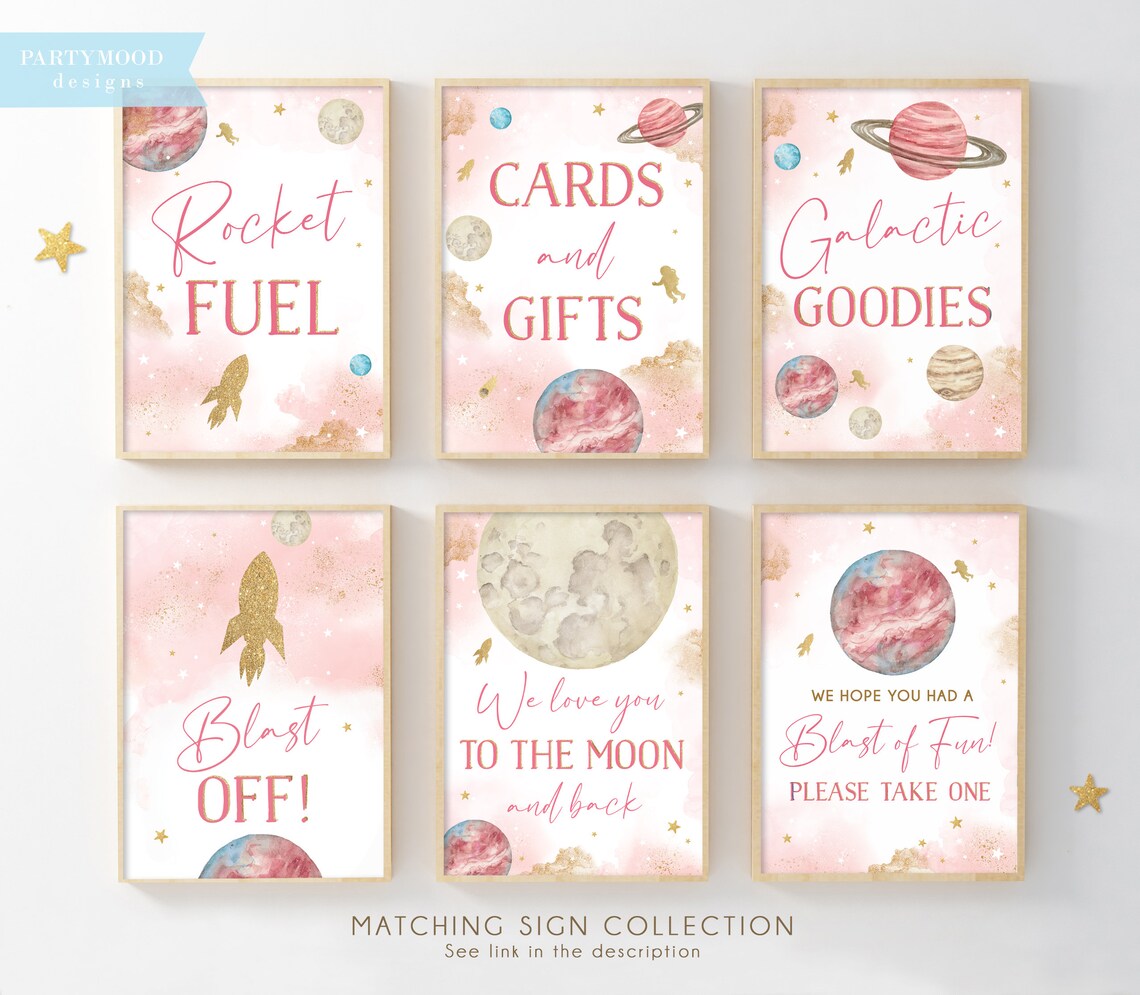 Space Arrows Directional Party Arrows Wall Decor Outer - Etsy