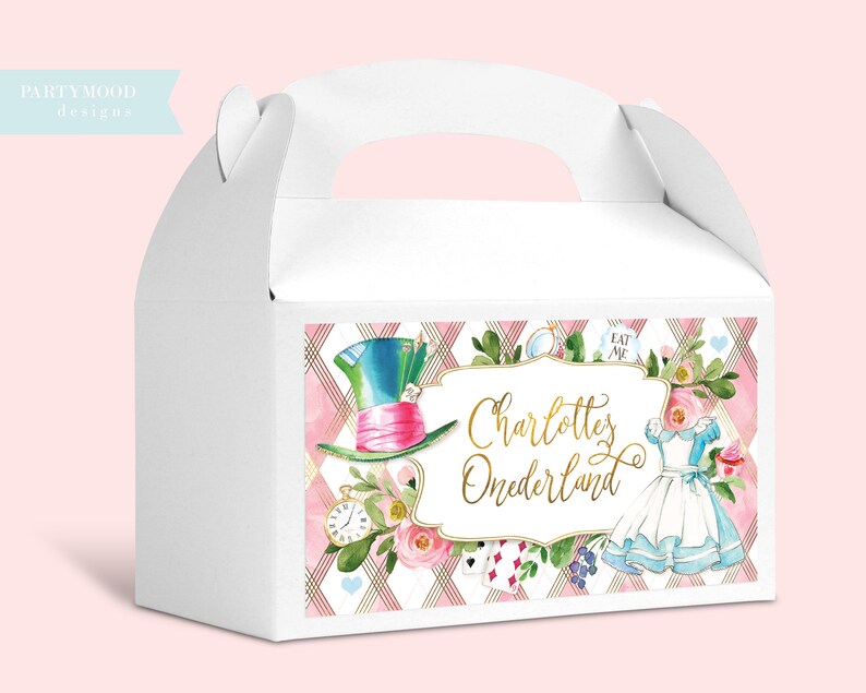 Alice in Wonderland THANK YOU Card Editable Thank You - Etsy