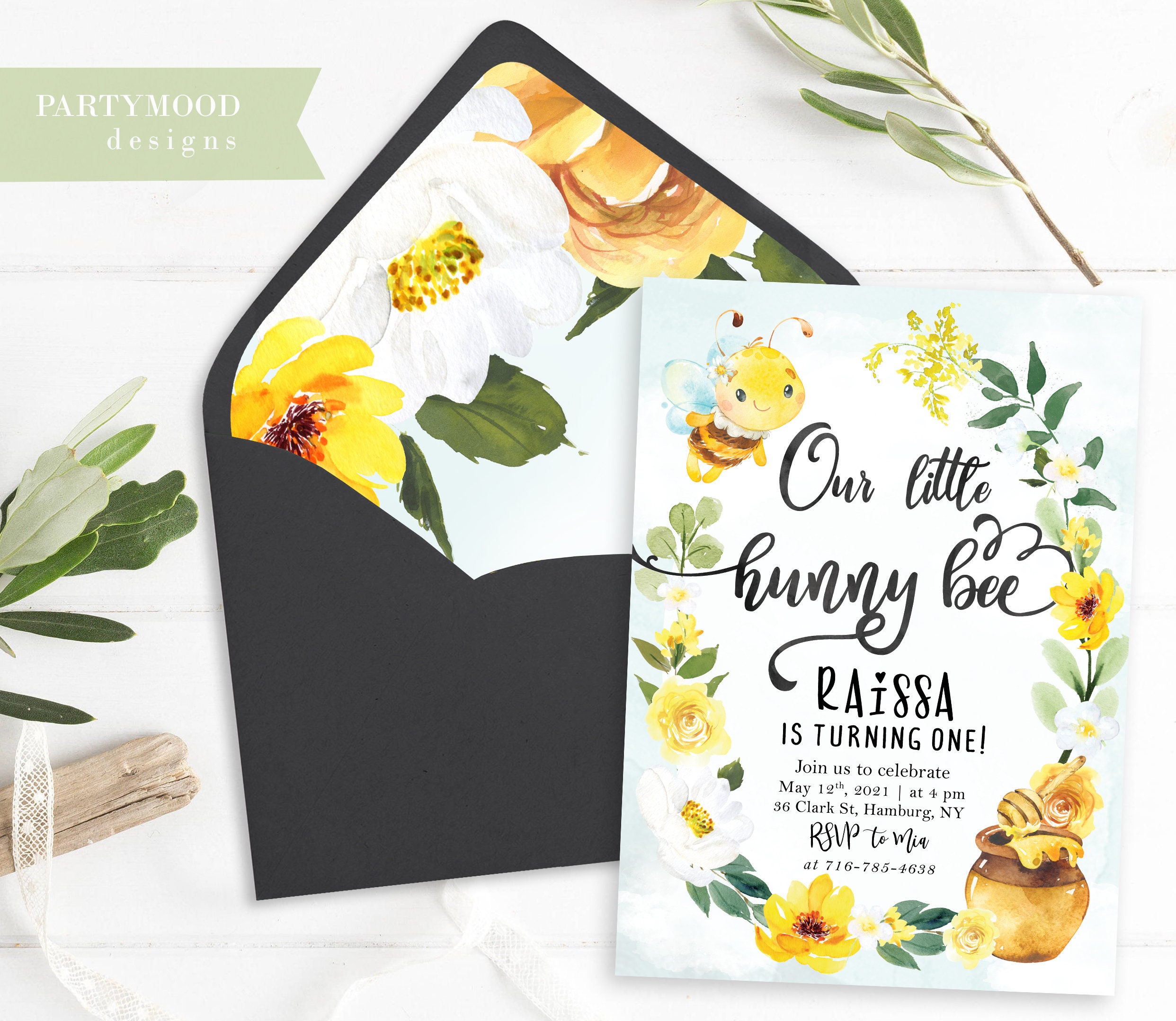 Bee Welcome Sign Bumble Bee Decor Little Honey Birthday - Etsy