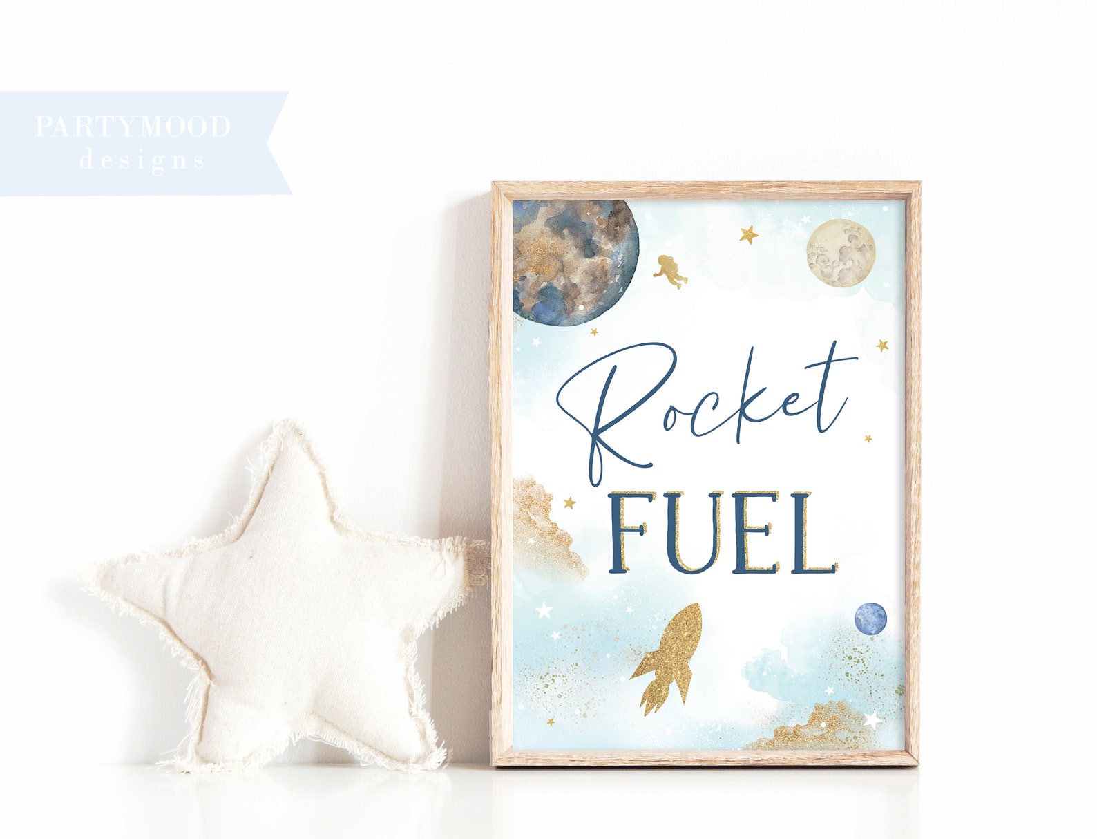 Outer Space Signs Set of 6 Fun Signs Space Theme First Trip - Etsy