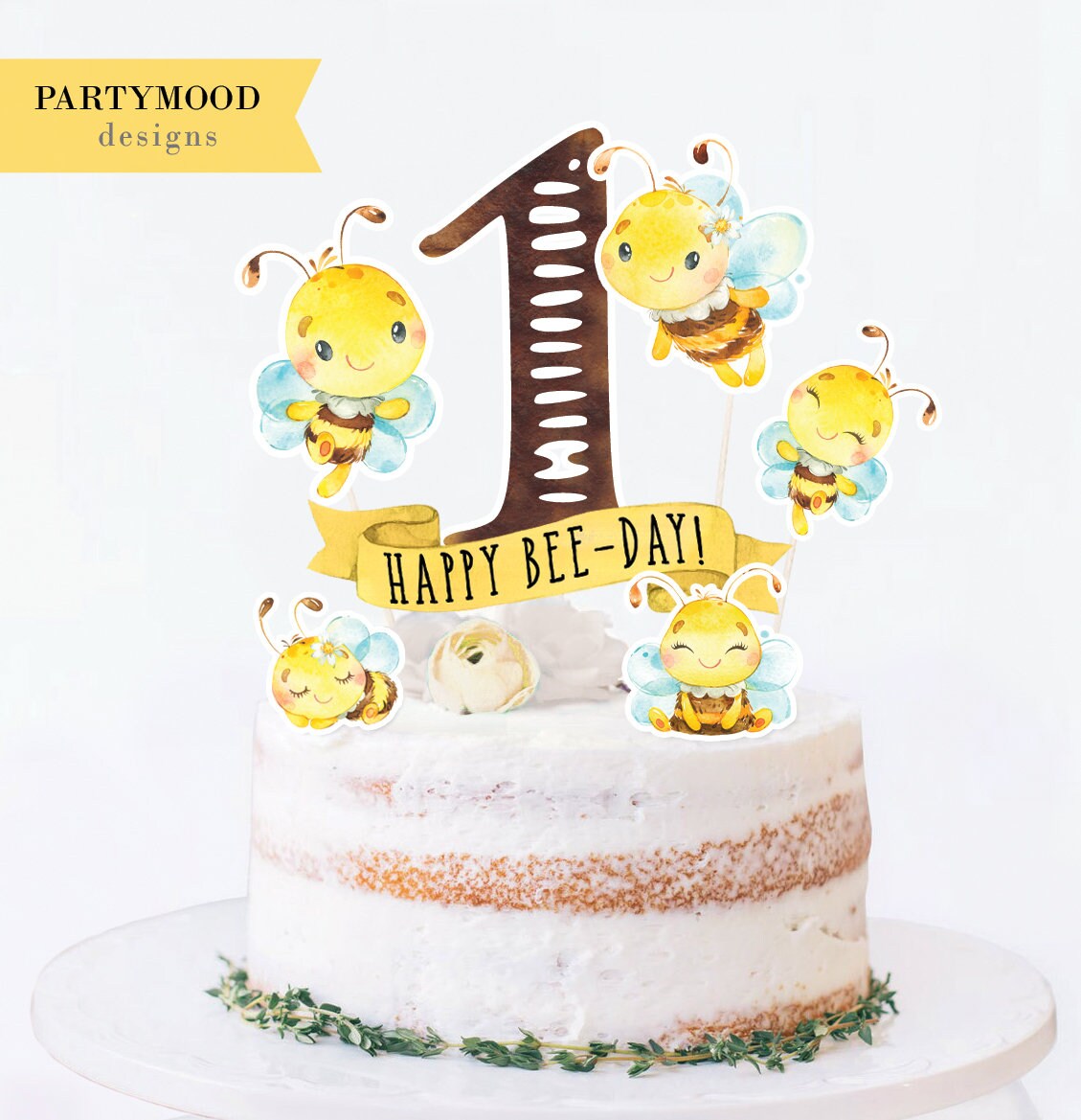 Bee Backdrop, Bumble Bee Banner, Little Honey Birthday Party, Bee-day ...