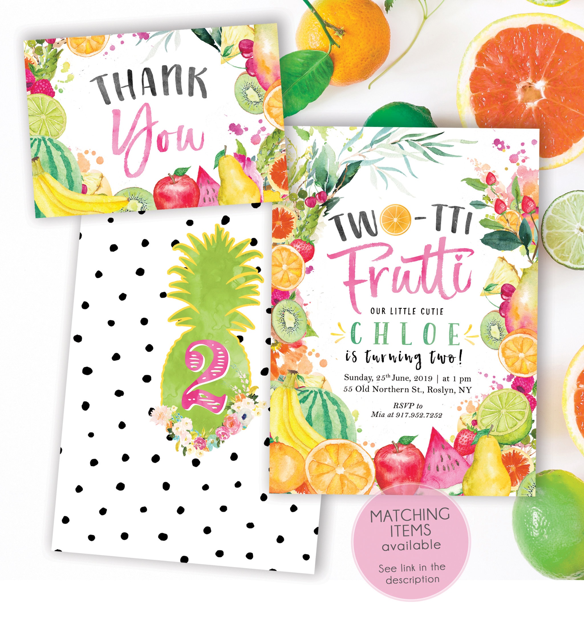 Twotti Frutti Gable Box Tutti Frutti Favor Box Twoti Girl | Etsy