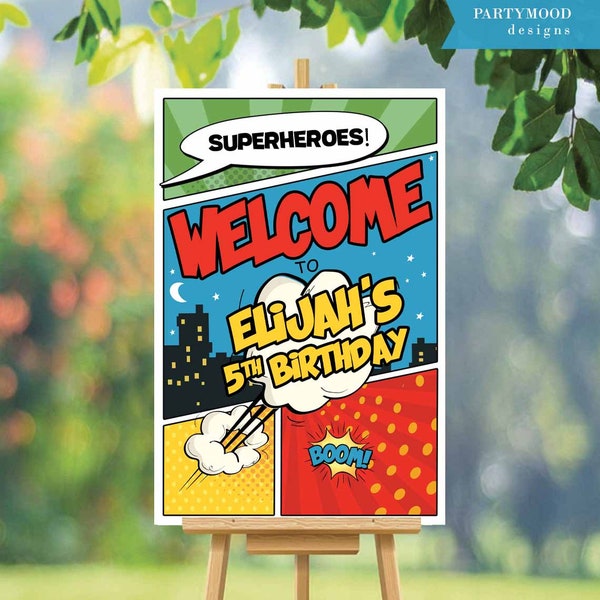 Superhero Sign - Etsy