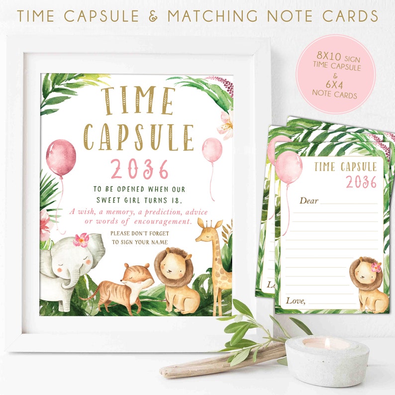 Safari Milestone Poster Wild One Baby Stats Party Decor - Etsy