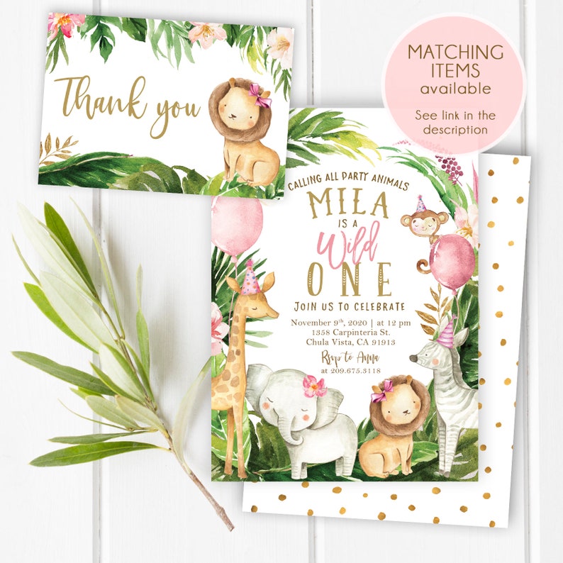 Safari Snacks Sign Jungle Sign Wild One Safari Birthday | Etsy