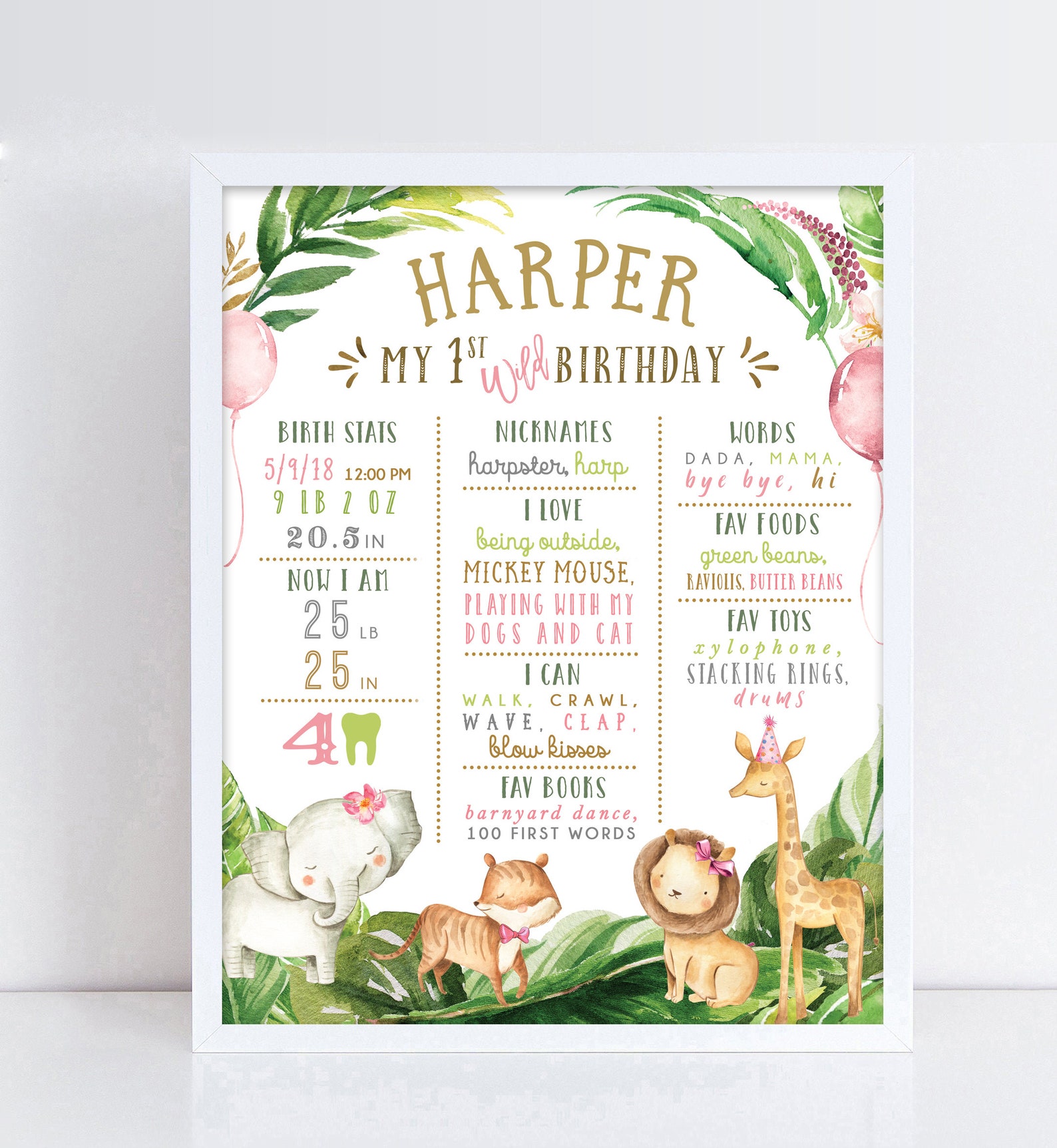 Two Wild Banner, Safari Banner, Girls 2nd Birthday, Jungle Theme, Wild ...