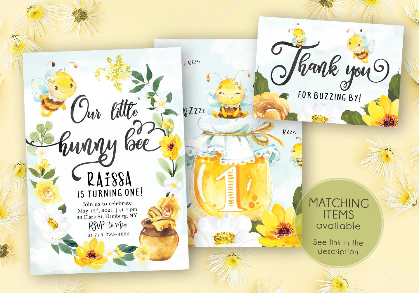 Hunny Bee Sign Bee Birthday Signs Fun Sign Our Little Honey - Etsy