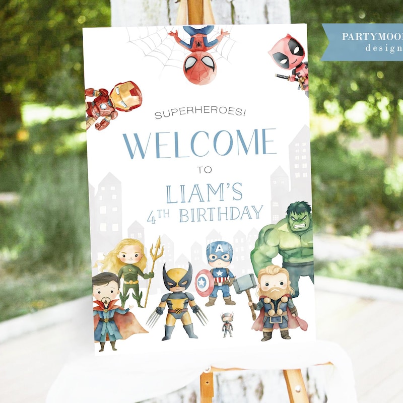 Superhero Welcome - Etsy