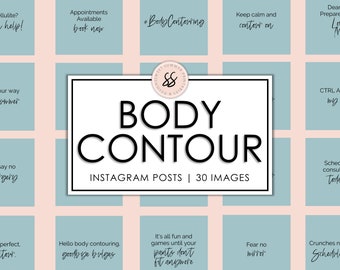 30 Body Contouring Instagram Posts and Quotes Body Contour | Etsy