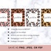 Leopard Editable Binder Covers, Animal Print Template, Editable Binder ...