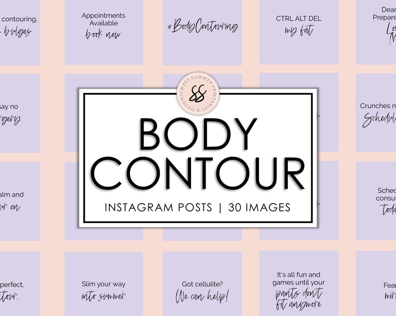 30 Body Contouring Lavender Posts and Quotes Body Contour - Etsy