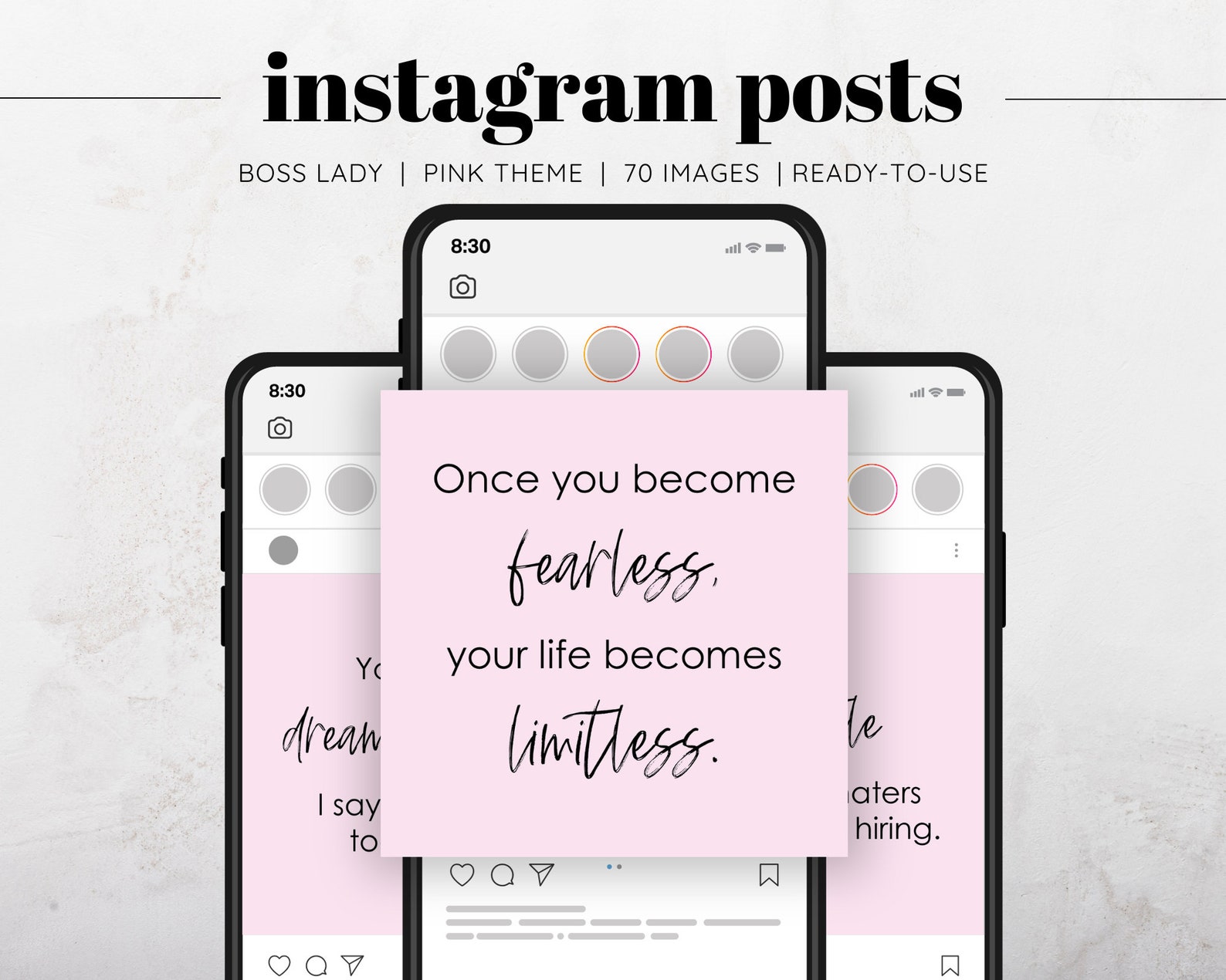 75 Boss Lady Instagram Posts, Motivational Quotes, Social Media Posts ...