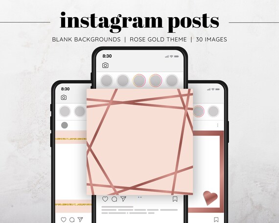 Blank Instagram Template For Students