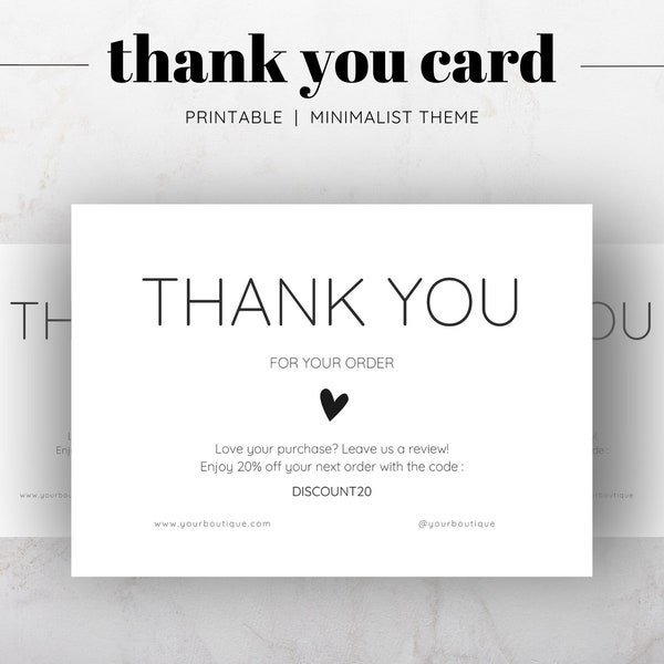 Poshmark Thank You Cards - Etsy