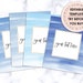 Blue Watercolor Editable Binder Covers Blue Template - Etsy