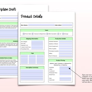 Etsy Listing Template, Product Listing Template, Product Description ...