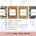 Animal Print Editable Binder Covers, Animal Template, Editable Binder ...