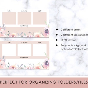 Blush Floral Desktop Wallpaper Organizer, PC Desktop Wallpaper, Mac ...