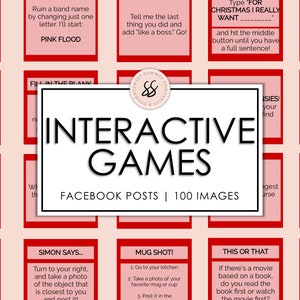 100 Red Facebook Games Interactive Posts, Social Games, Social Media ...