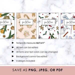 Christmas Fun Editable Binder Covers, Editable Binder Template ...