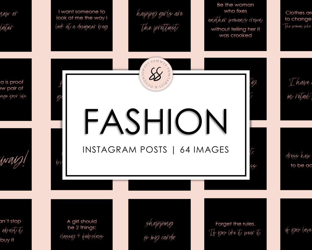 64 Black Rose Gold Fashion Boutique Instagram Posts, Fashion Boutique ...