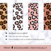 Leopard Print Editable Printable Bookmark Animal Print - Etsy