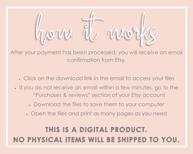 Etsy Listing Template Product Listing Template Product - Etsy