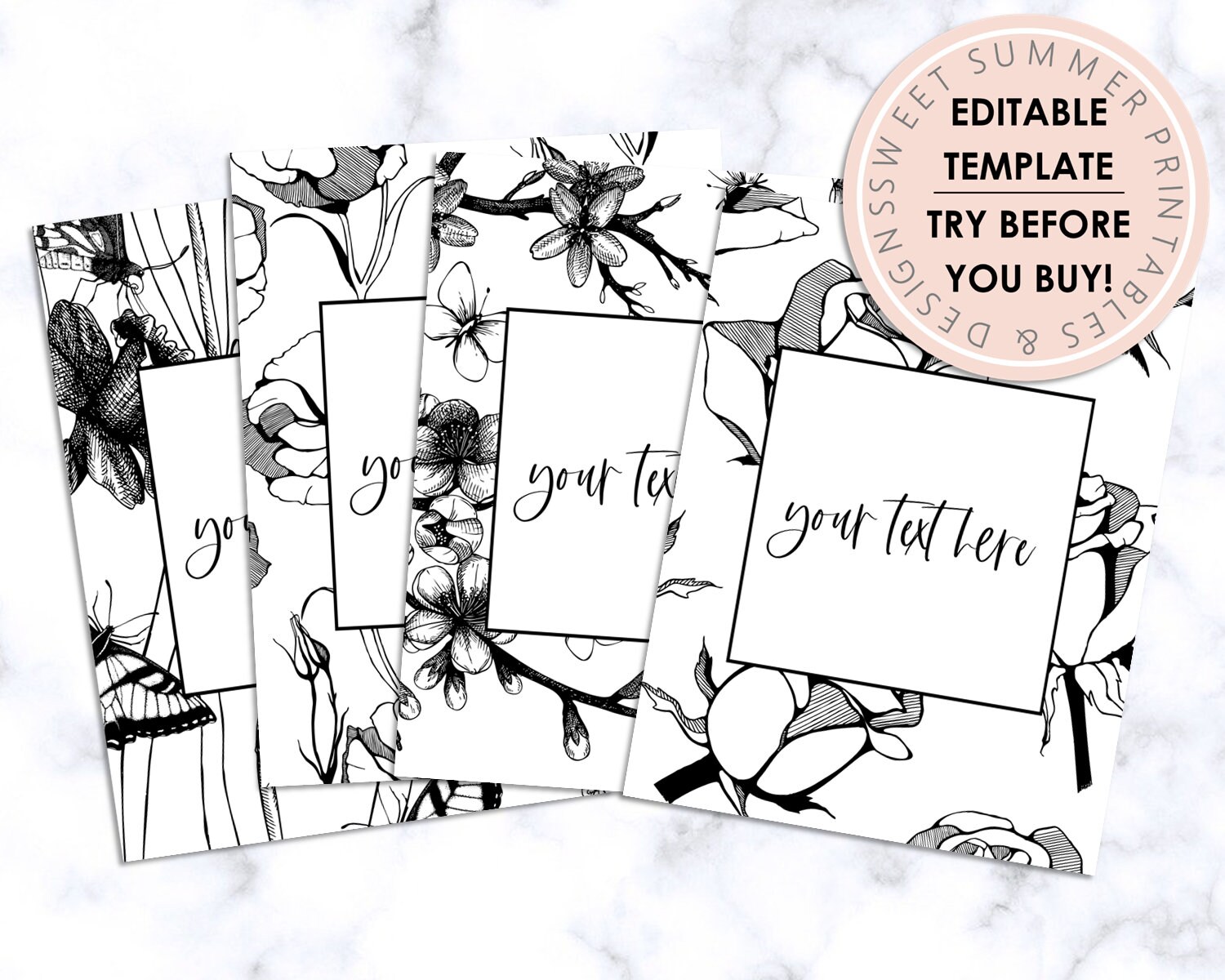 Binder Cover Templates Black And White