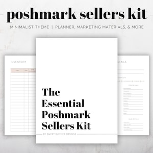 Online Shop Printable Planner, Essential Poshmark Sellers Kit, Boutique ...