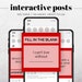 100 Red Facebook Games Interactive Posts Social Games Social - Etsy