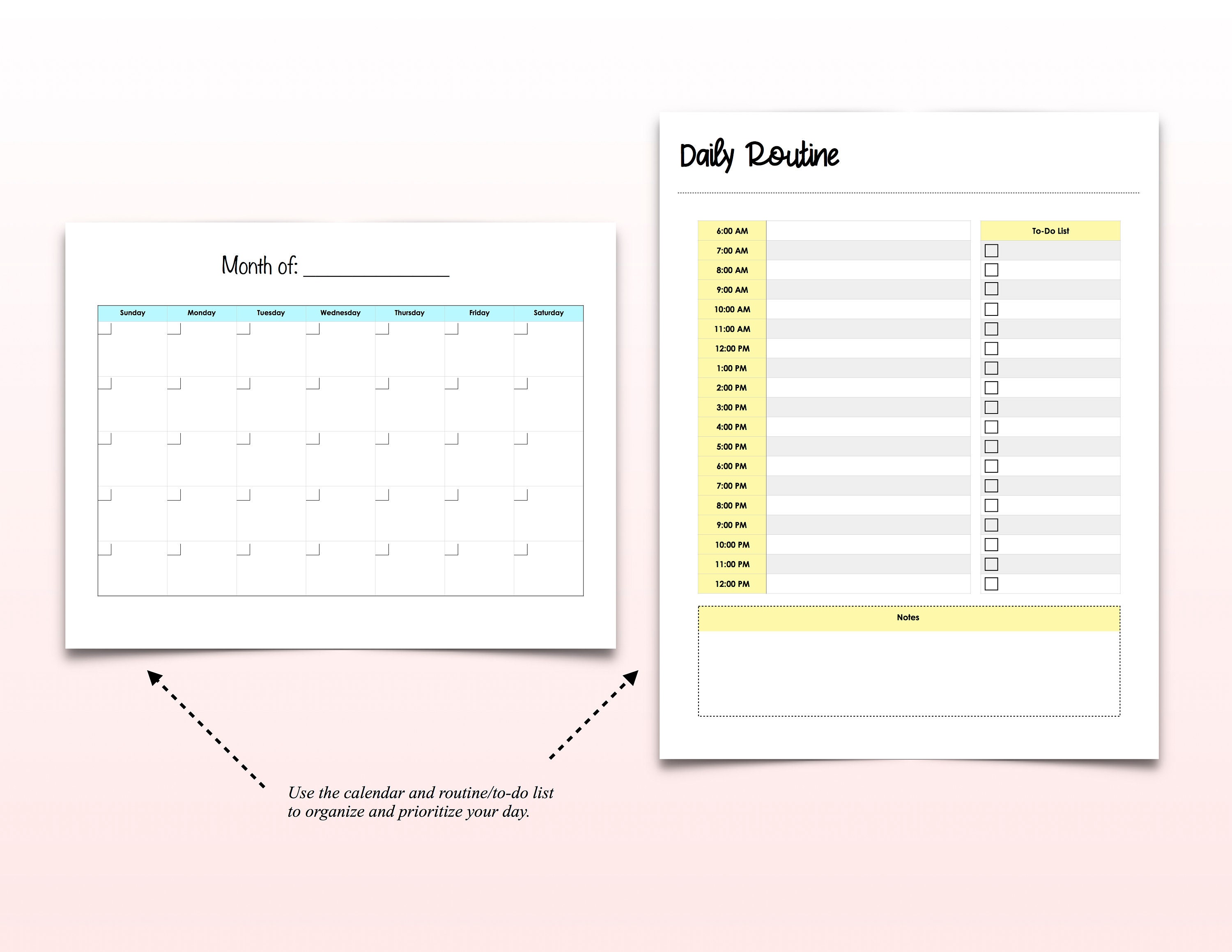 Online Shop Printable Planner Boutique Planner Reseller | Etsy UK
