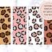Leopard Print Editable Printable Bookmark Animal Print - Etsy