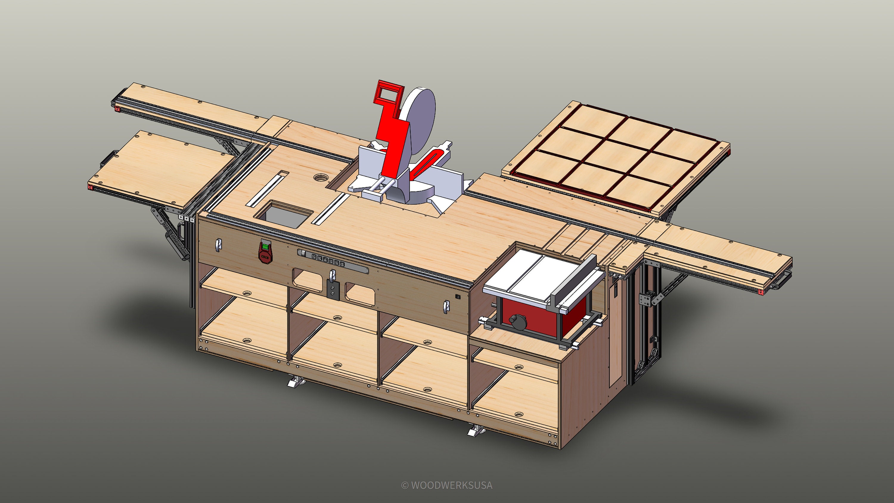 Custom Project Work Center Turnkey Built Workbench Built - Etsy