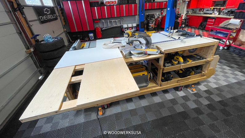 PDF Mobile Project Center Workbench Plans Dewalt Kreg - Etsy