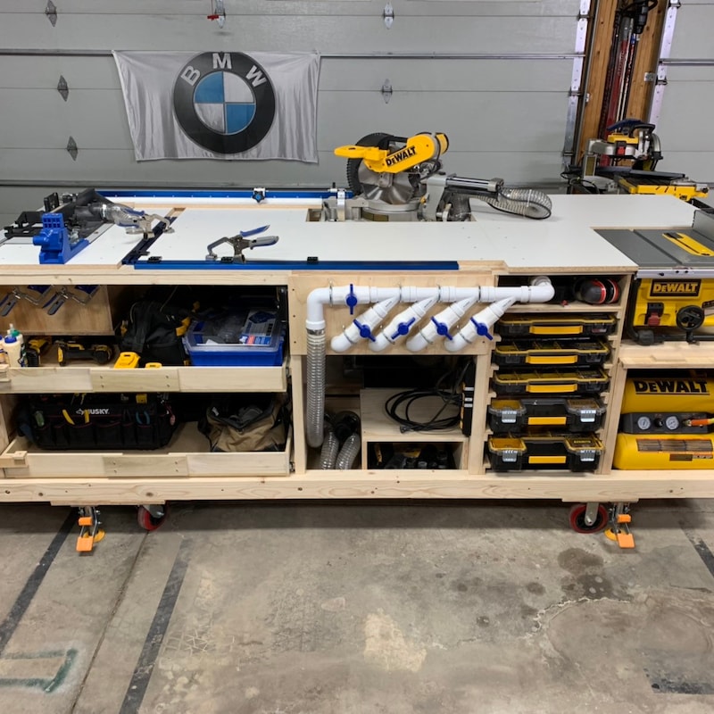 Table Saw Work Bench - Etsy