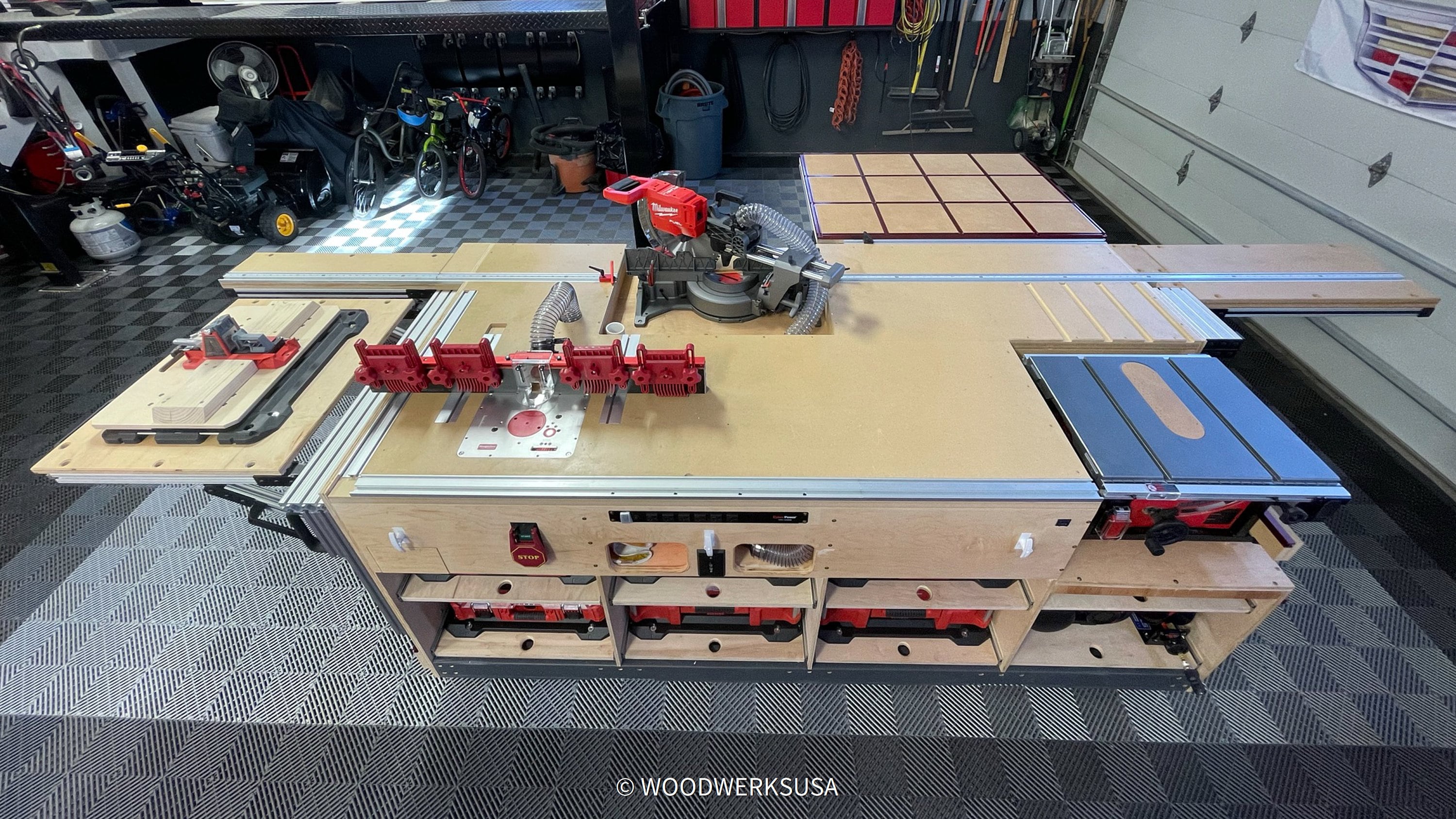 PDF Mobile Workbench Plans | Mobile Werkshop | All in One | Milwaukee ...