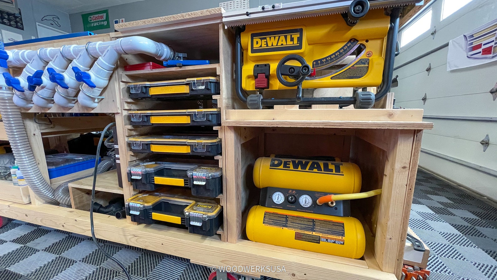 PDF Mobile Project Center Workbench Plans Dewalt Kreg Miter Saw Stand ...