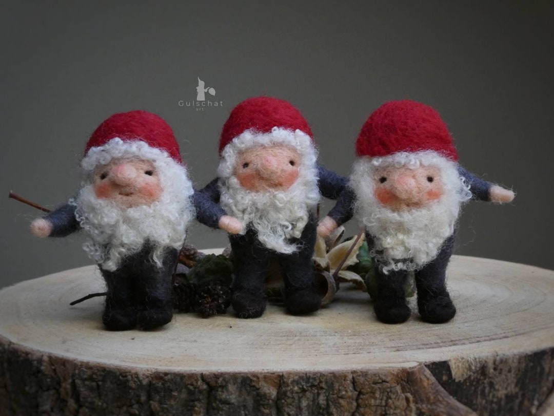 Little Dwarf Tomte Felted Seasonal Table - Etsy