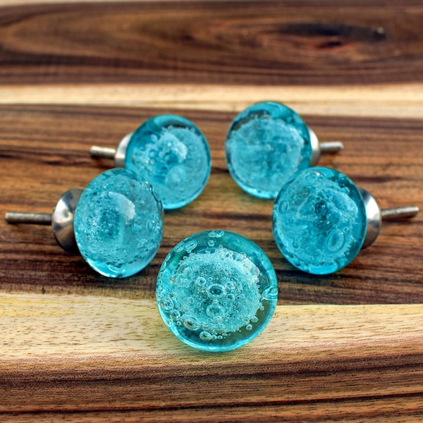 Blue Glass Knob - Etsy