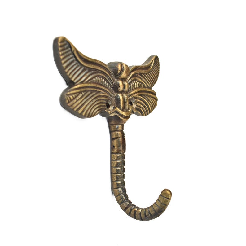 Decorative Dragonfly Coat Hook Wall Hooks Antique Metal Towel Hook ...