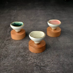 Handmade Wood Ceramic Wall Hooks Hangers Ceramic Boho Coat Hooks ...